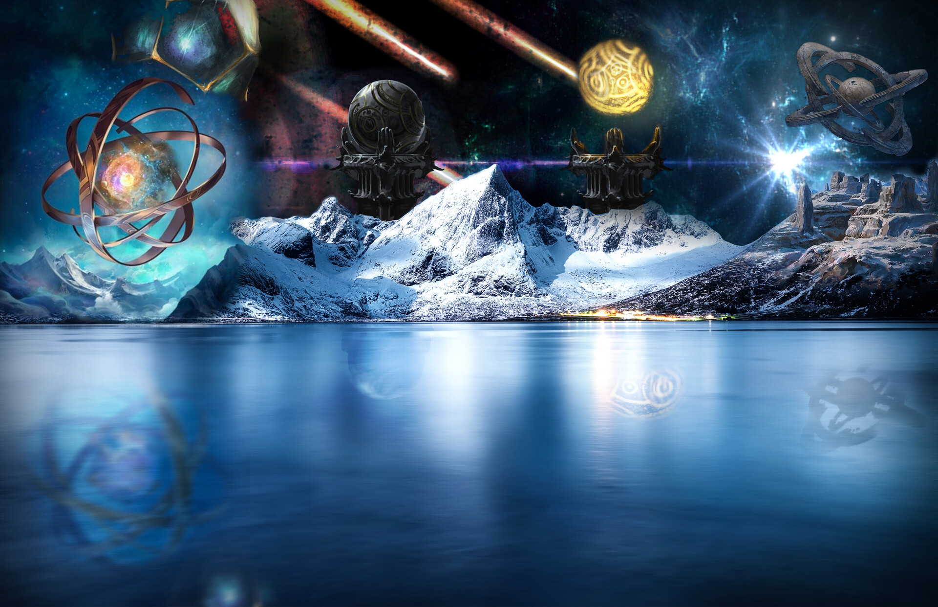 Landon Schmidt - 3D Model: Merlin's Orb and Pedestal