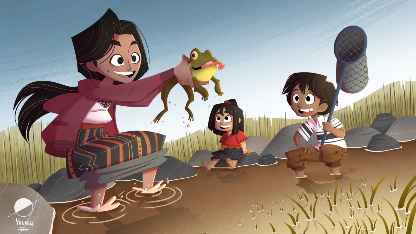 Yunuen - Kids at the River