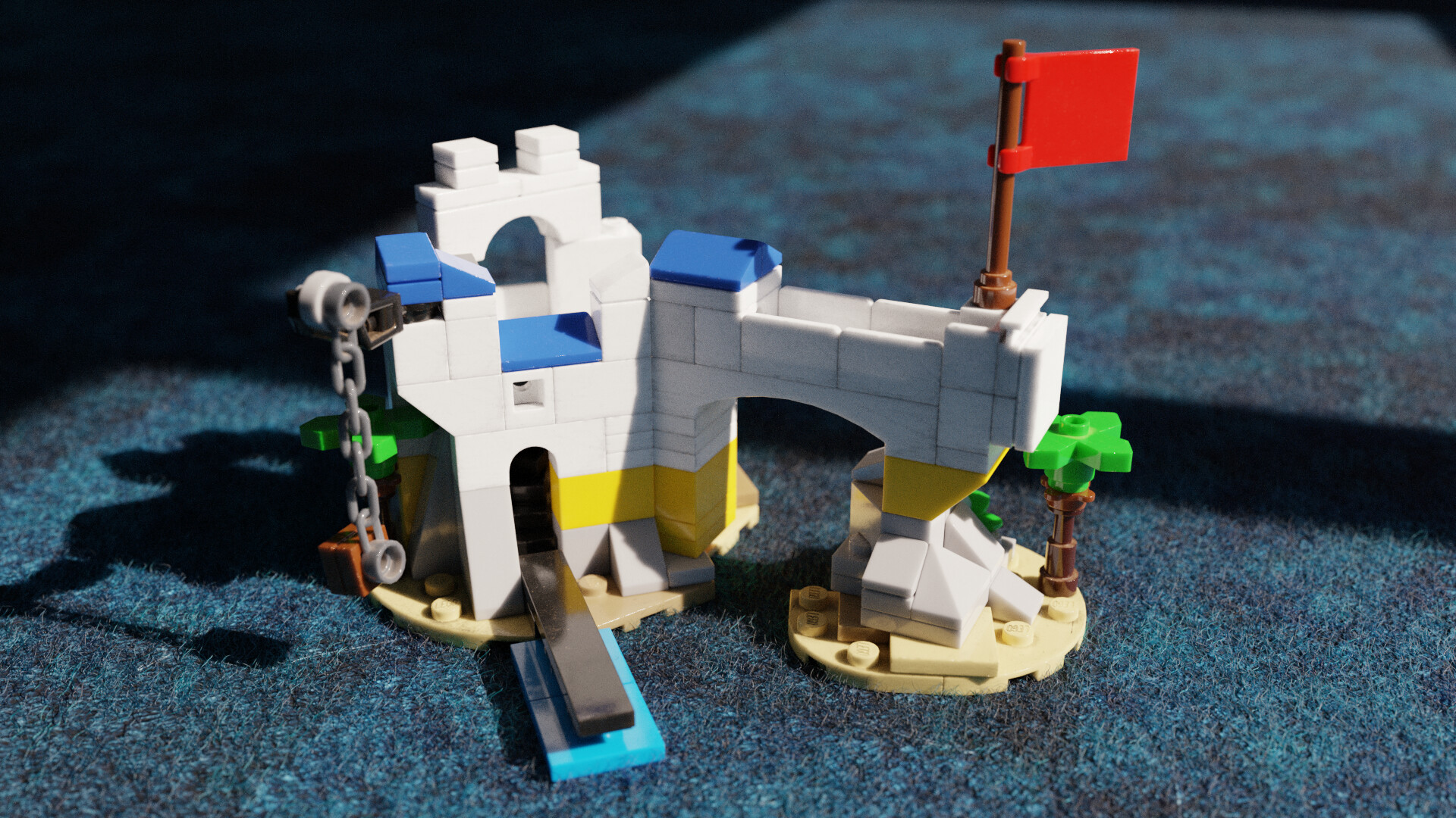 ArtStation - LEGO Castle by the Ocean