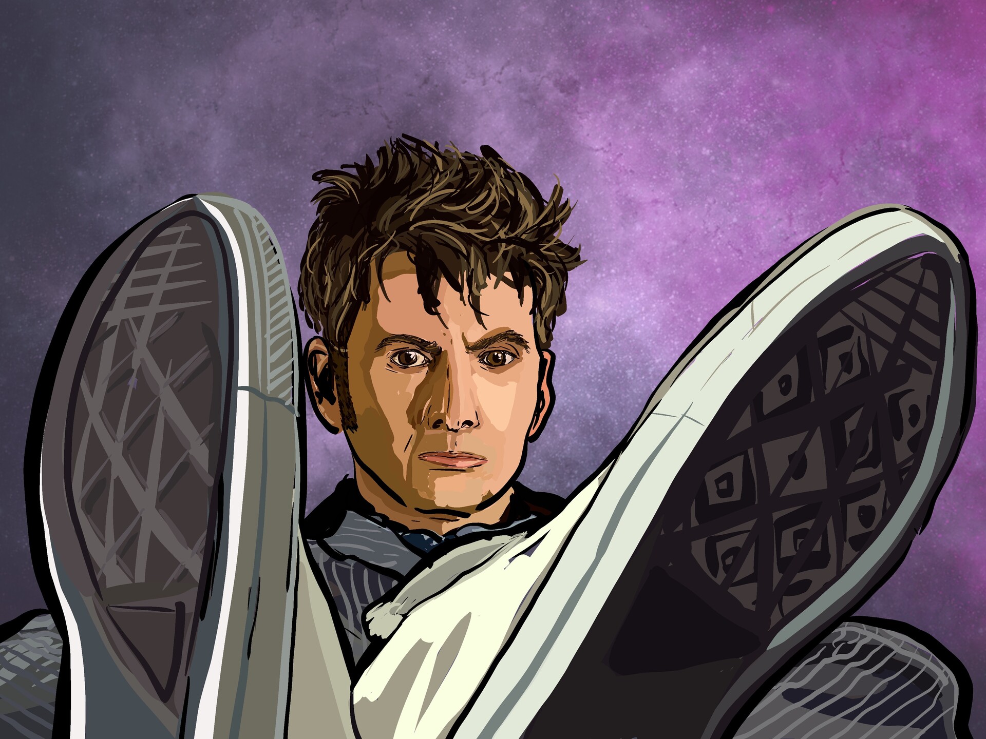 ArtStation - The doctor - the tenth doctor