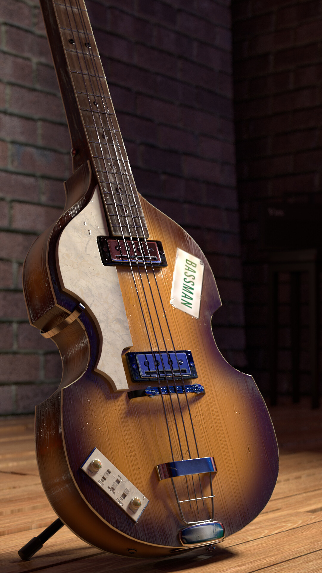 ArtStation - Hofner Violin Bass