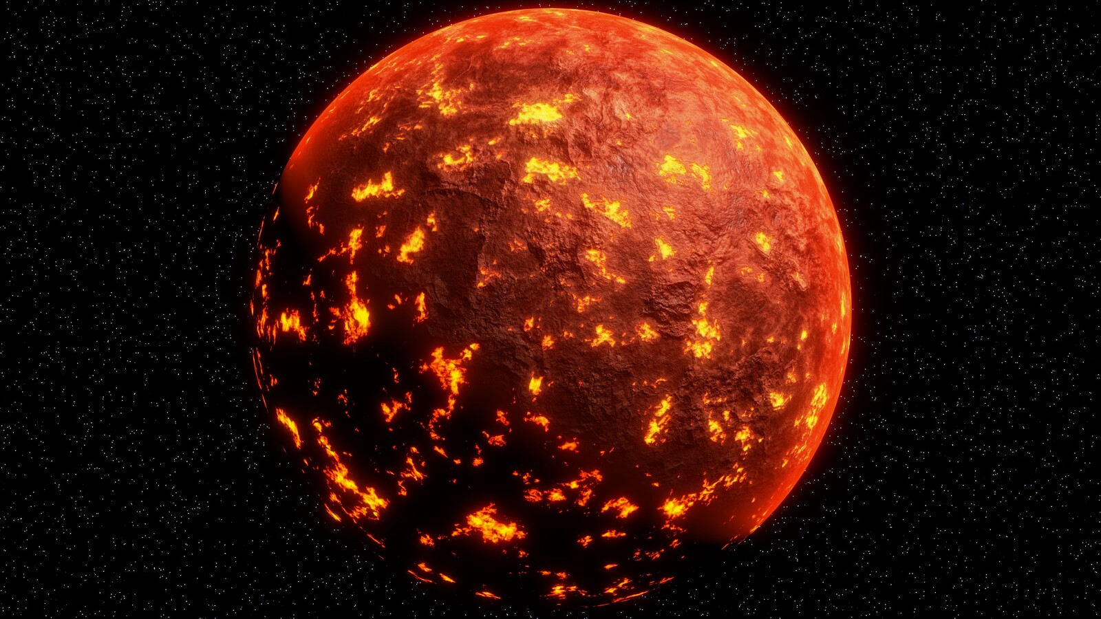Ryan King - Procedural Lava Planet 🪐 (Blender Tutorial)