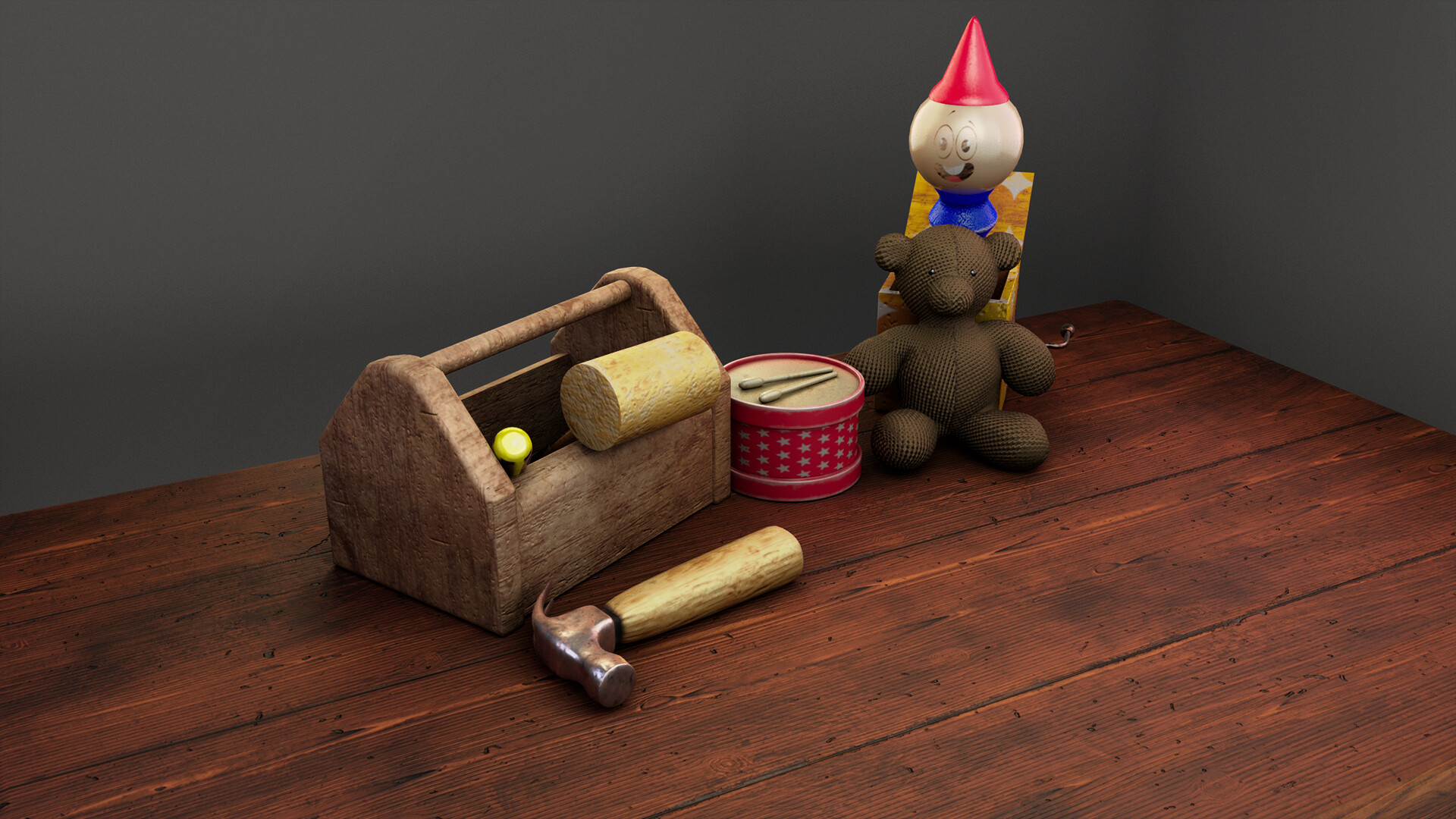 ArtStation - Vintage Toy Work Shop