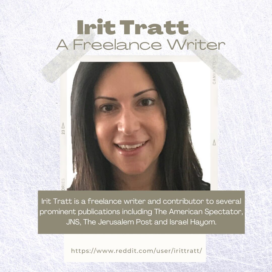 Irit Tratt - Irit Tratt A Freelance Writer