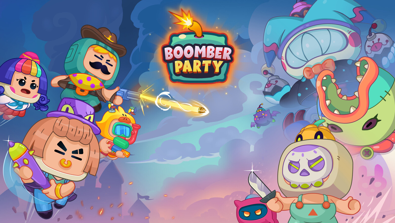 Khoa Nguyen - BOOMBER PARTY NFT GAME CONCEPT ART