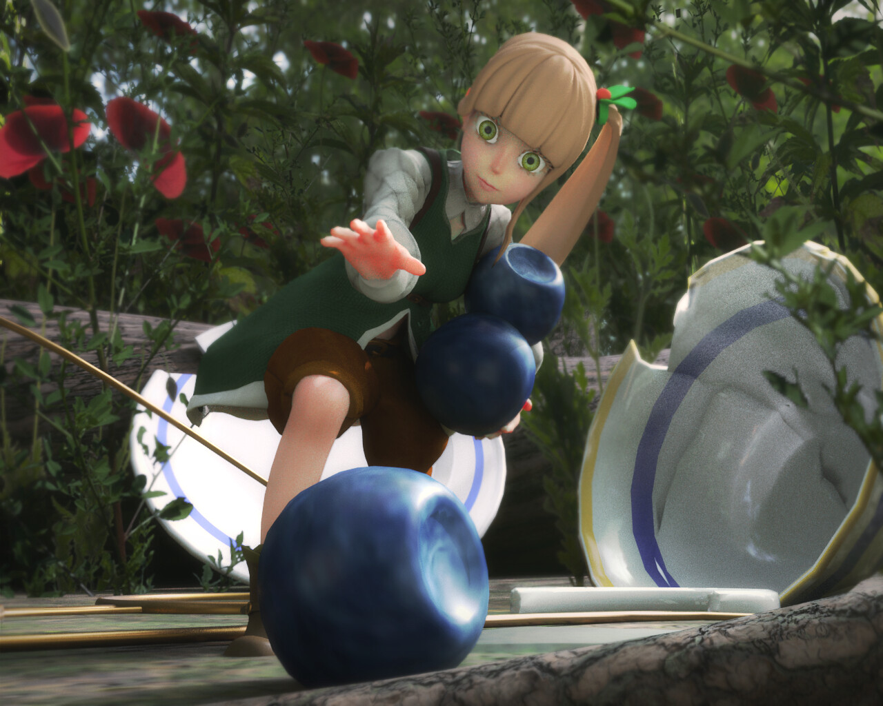 ArtStation - ~小人の少女~ "Girl of the Tiny People"