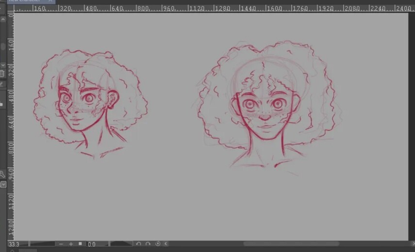 ArtStation - character design sketch