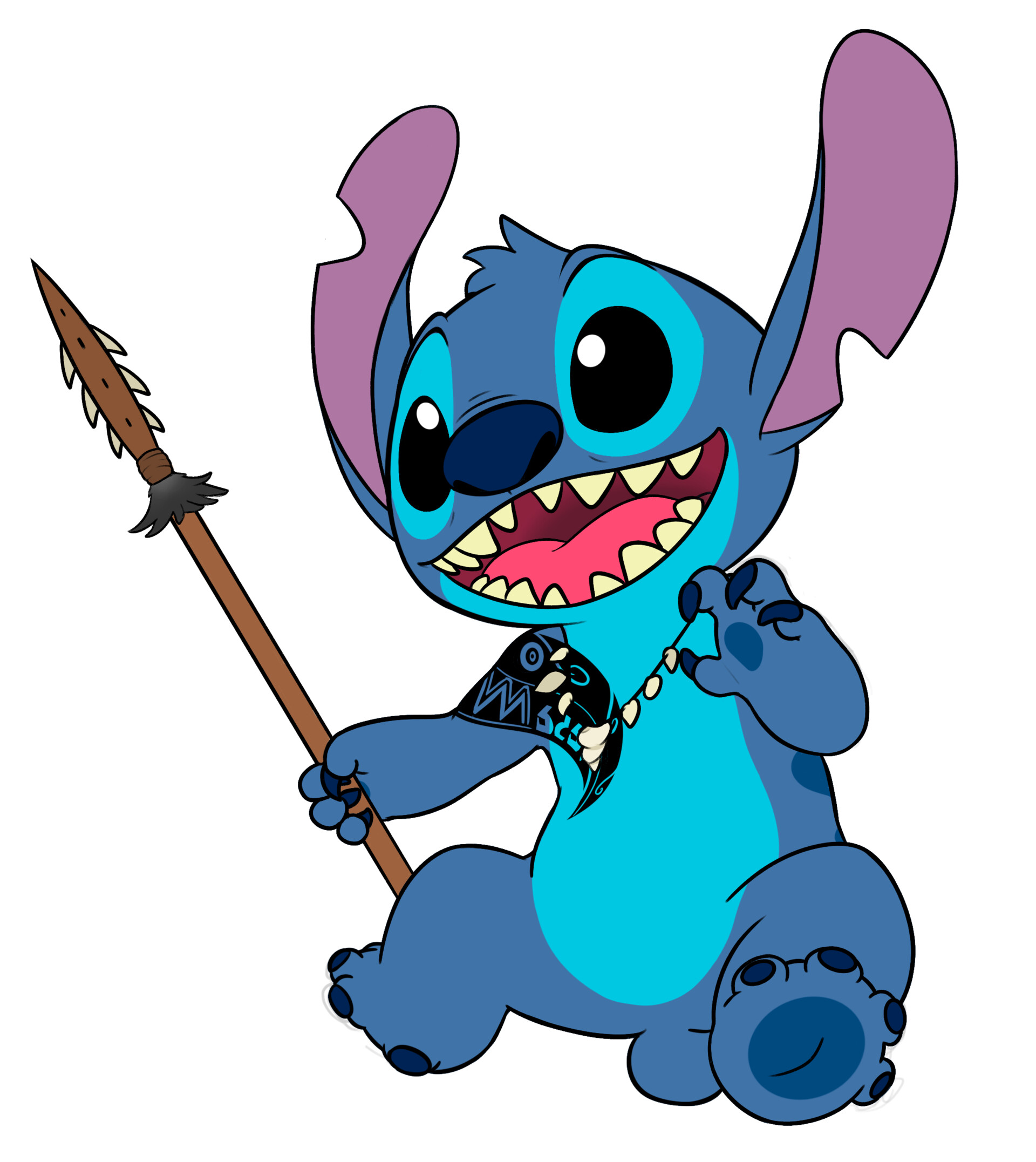 ArtStation - Stitch with a Spear