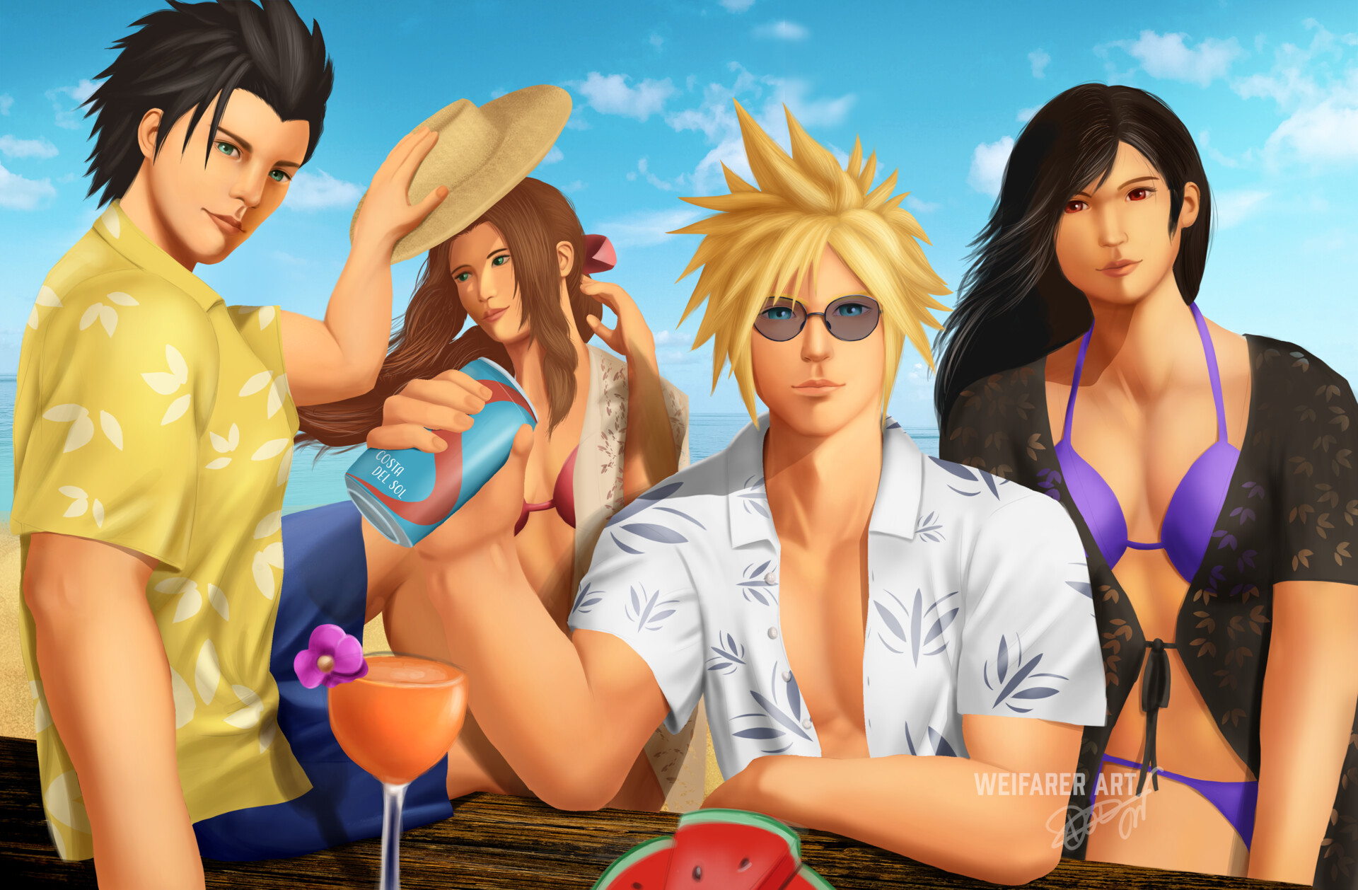 ArtStation - FF7 Summer