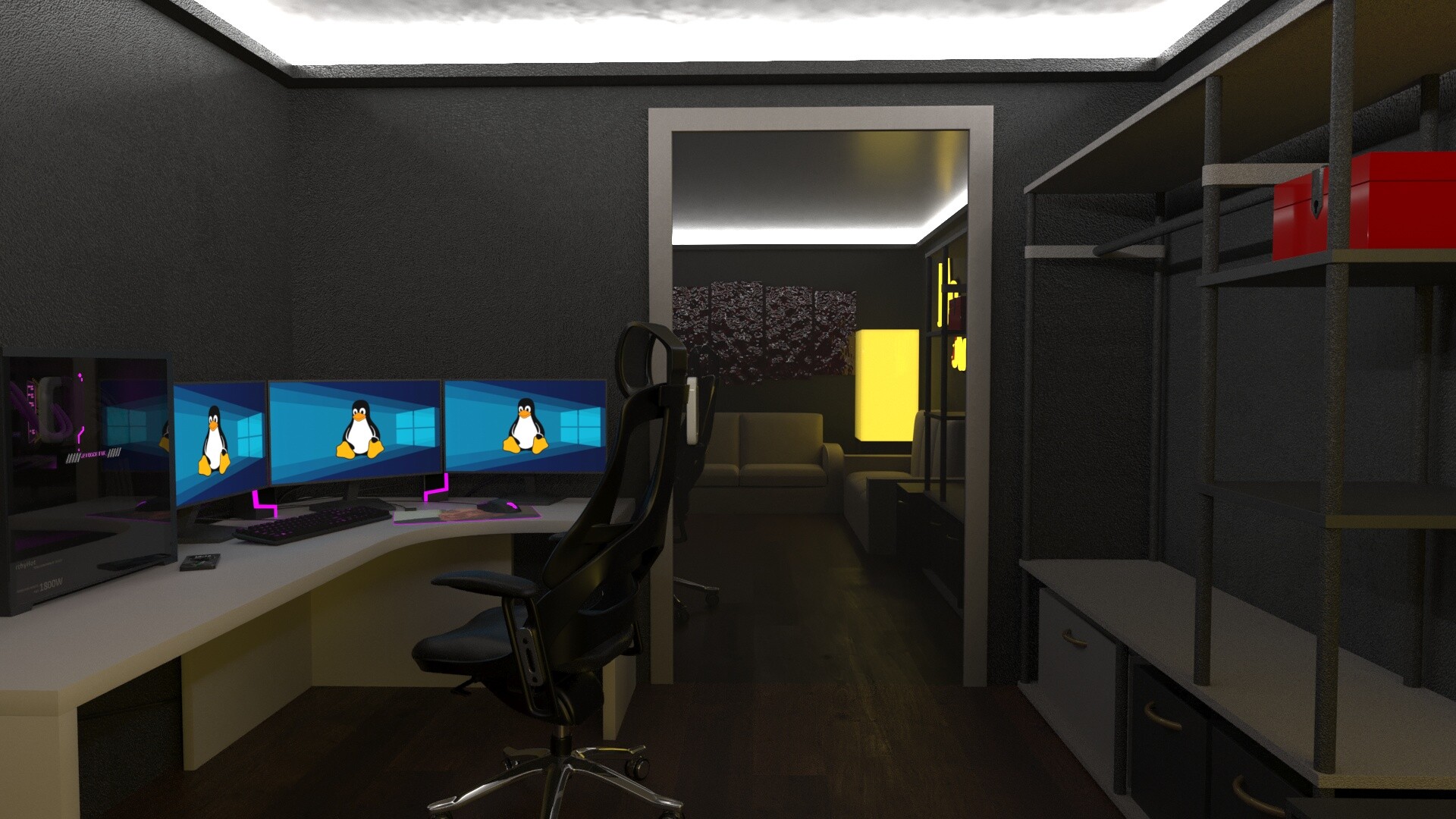 ArtStation - turnkey room for an introvert