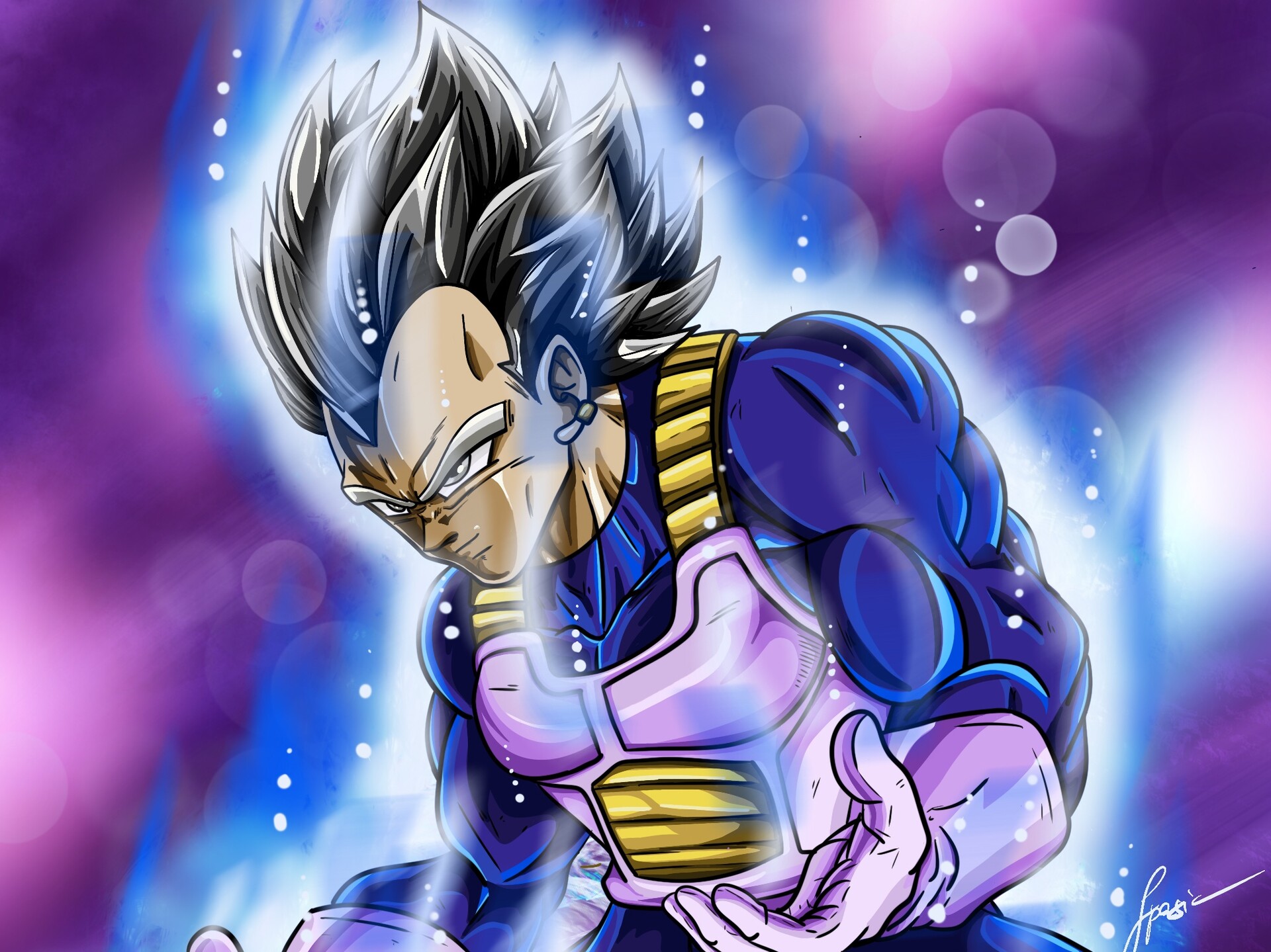 ArtStation - Vegeta Ultra Instinct