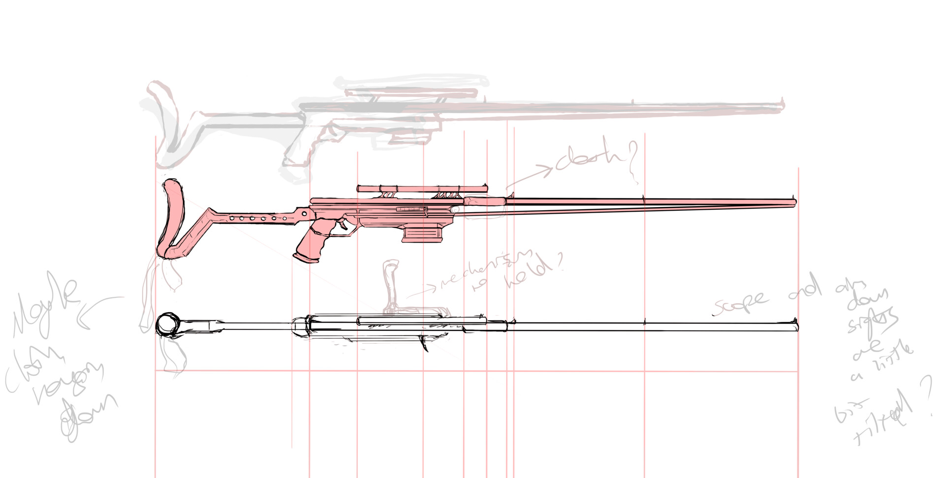 ArtStation - Marksman Rifle (Concept)