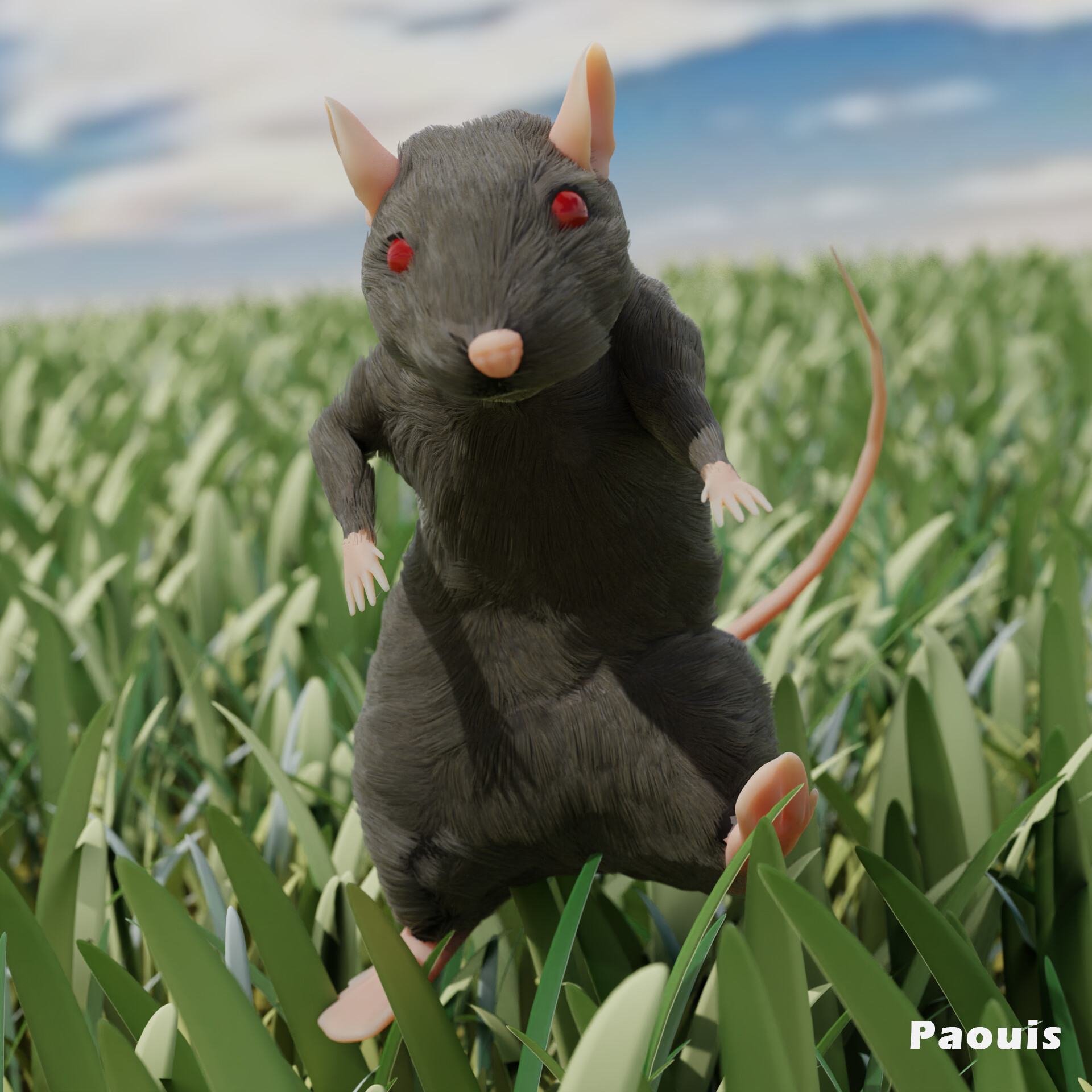 ArtStation - Ninja rat