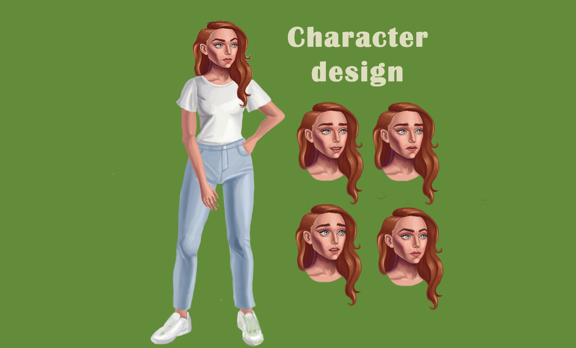 ArtStation - girl`s character design