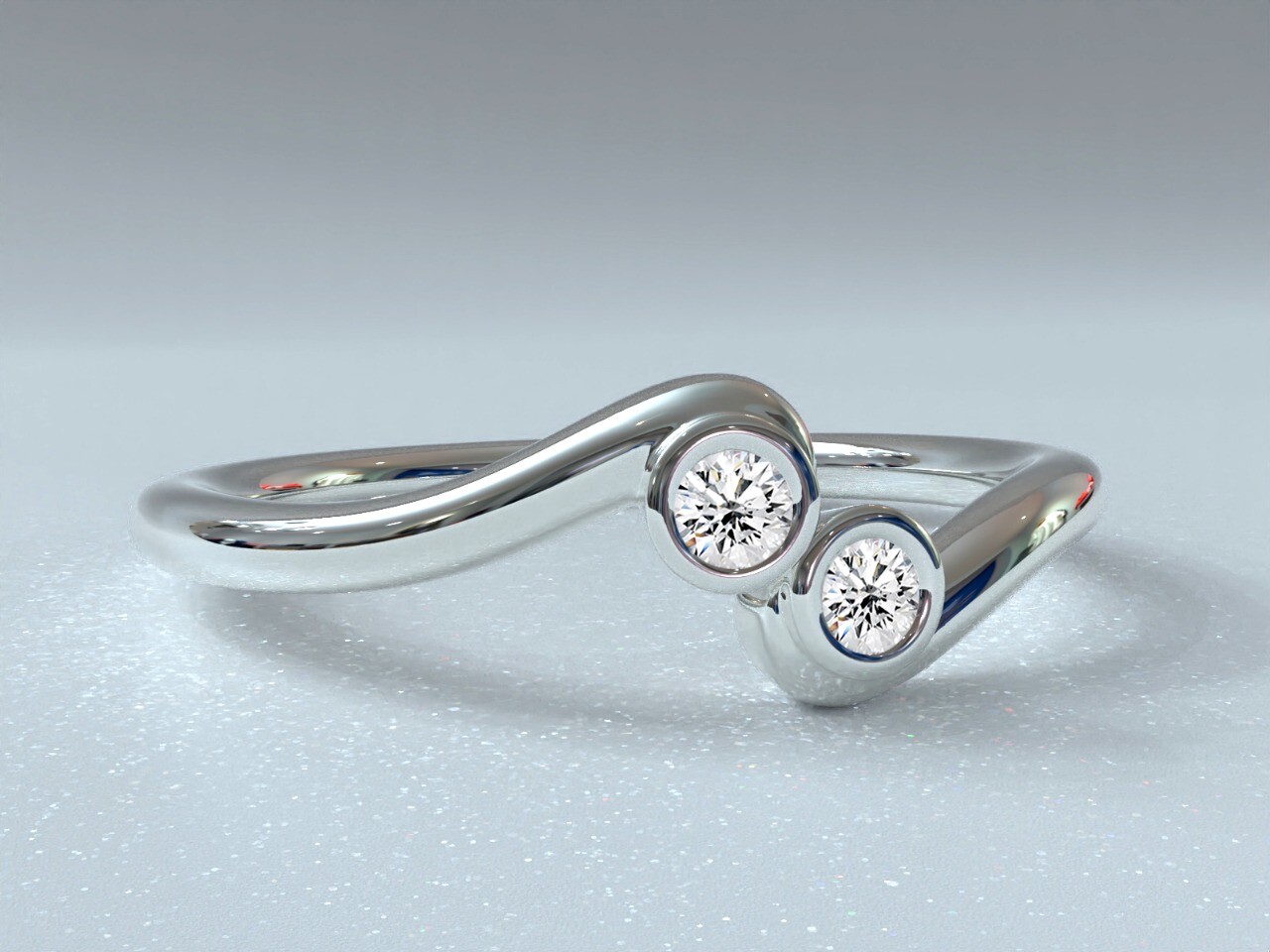 ArtStation - two stones ring