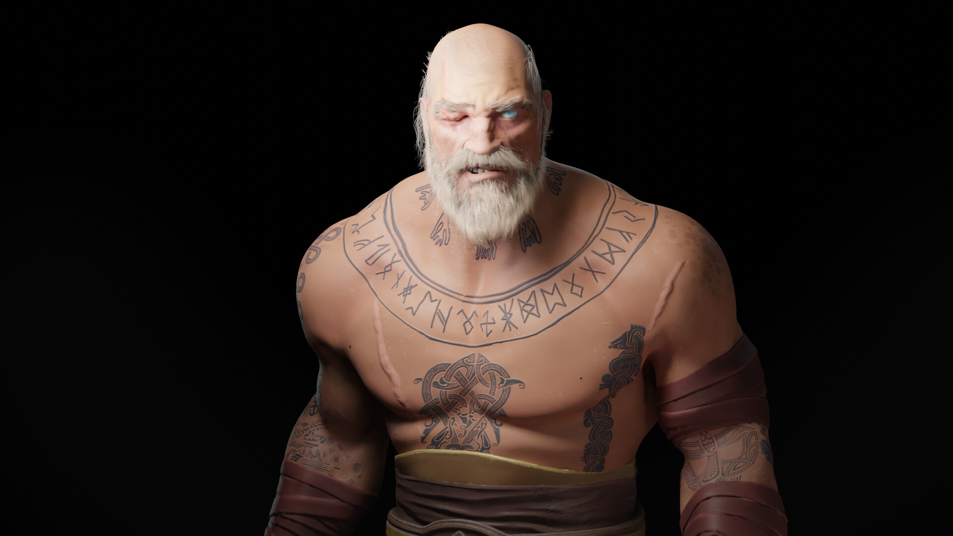 ArtStation - Bjorn Ironside – Stylized Viking