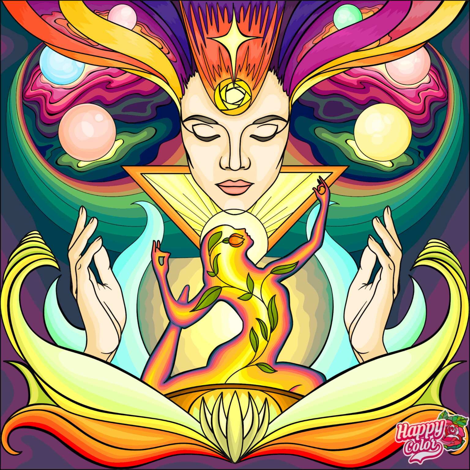 ArtStation - Human Mandala