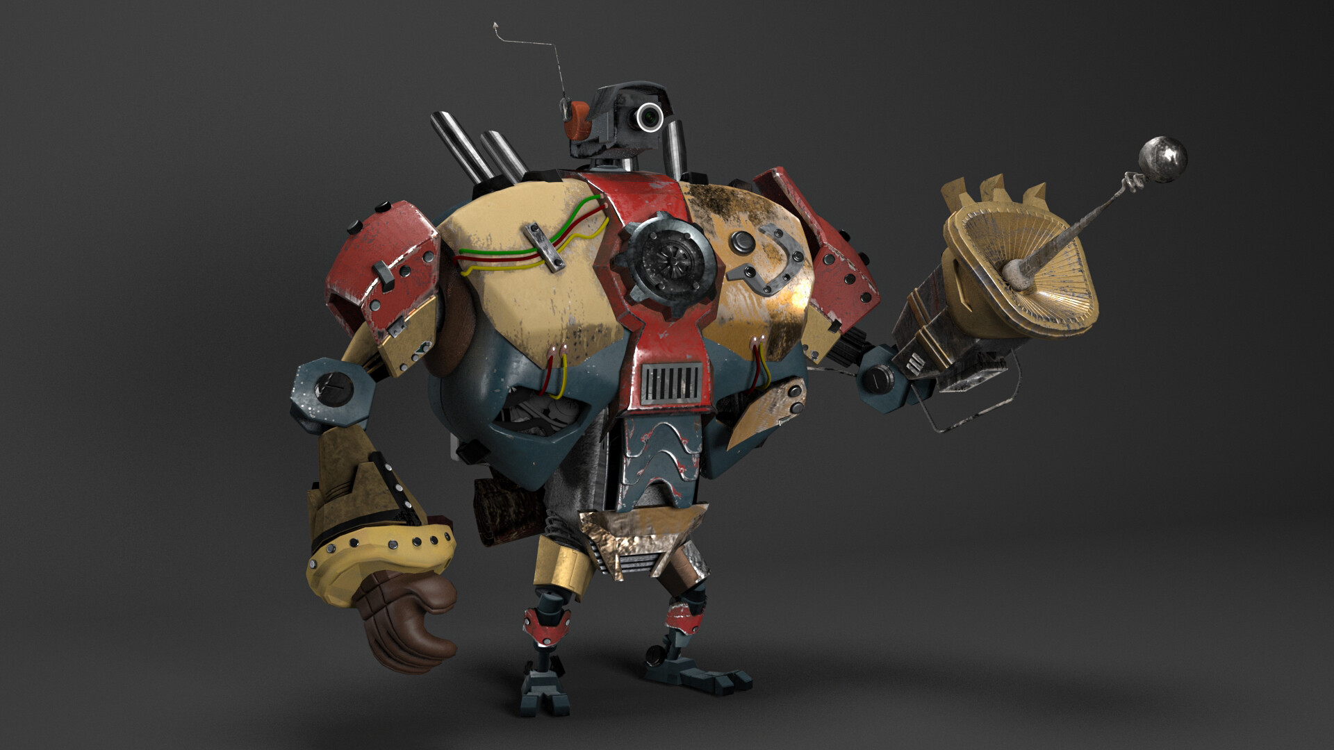 ArtStation - ROBOT created in 3Ds max