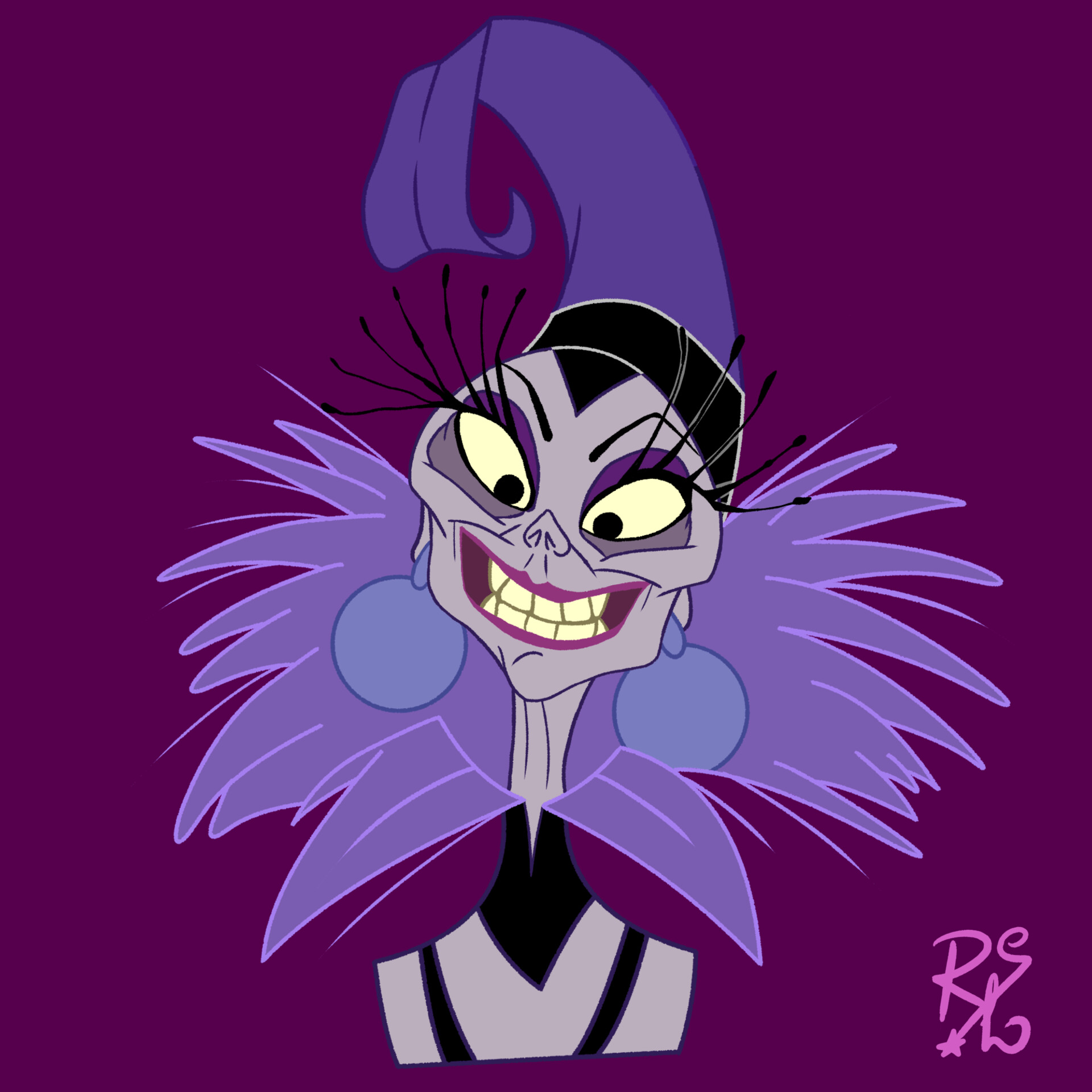 Artstation Yzma The Emperors New Groove