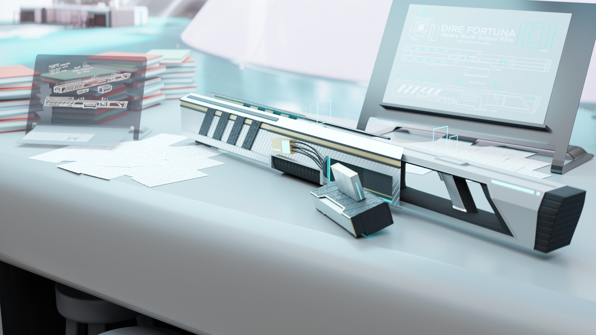 ArtStation - Dire Fortuna (2D design by @theEverdrift)