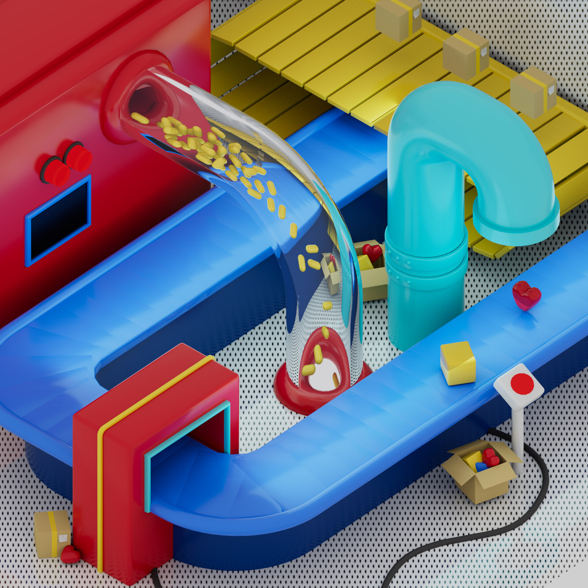ArtStation - 3D color factory
