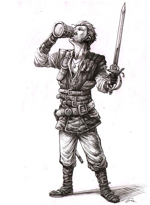 ArtStation - characters in ink