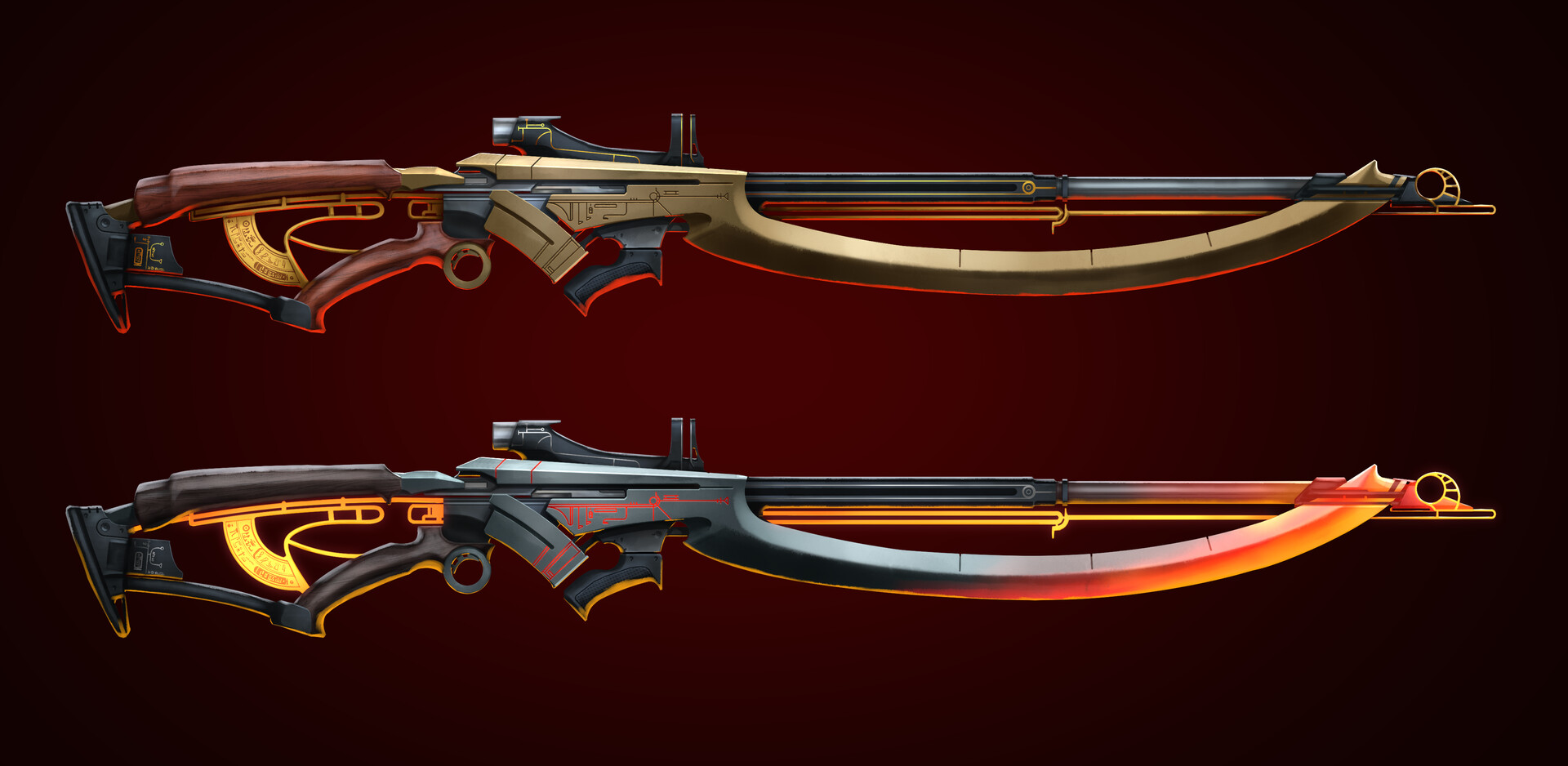 ArtStation - The "Khopesh" Rifle