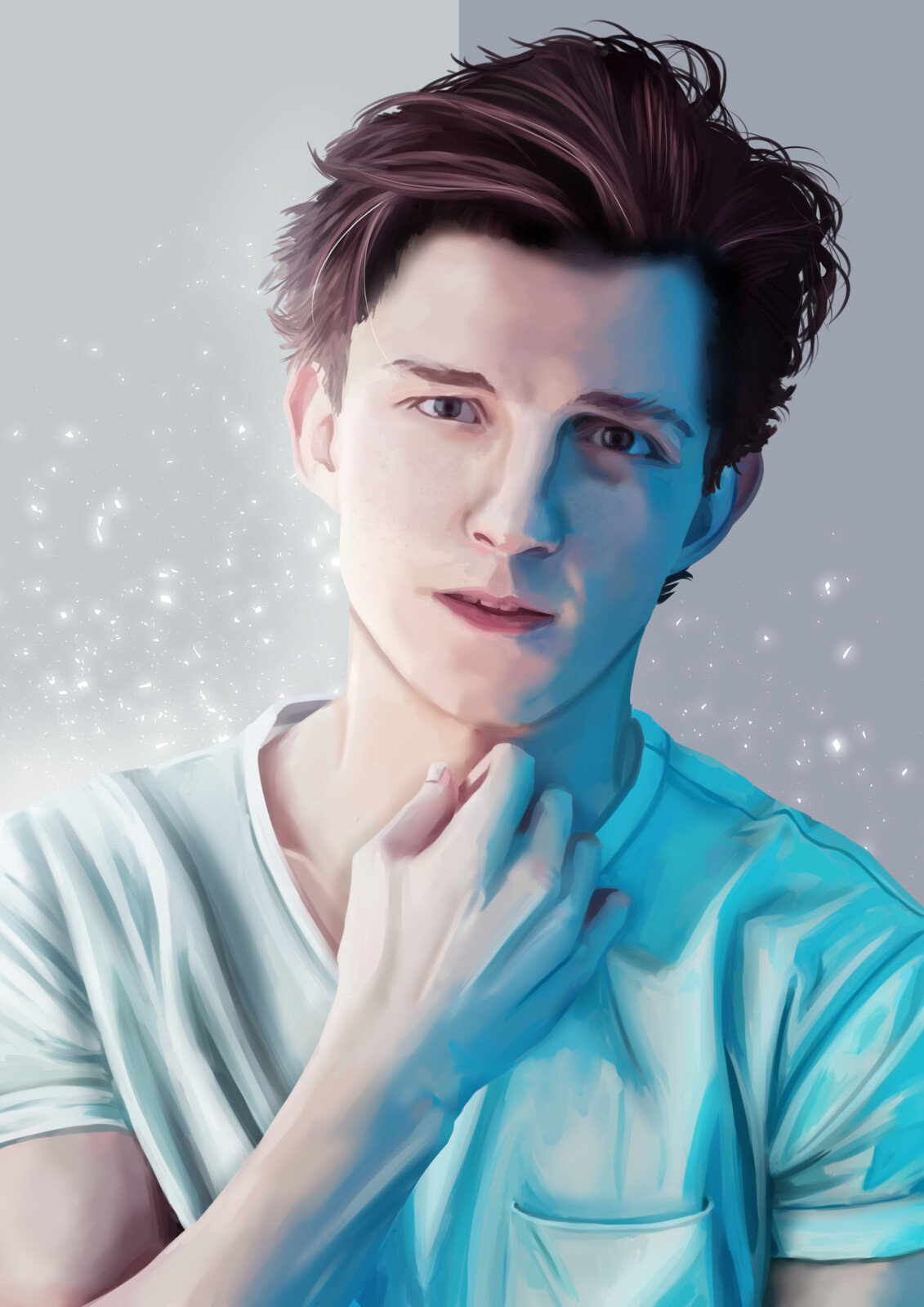 Serhat Şen - Tom Holland Digital Portrait Study