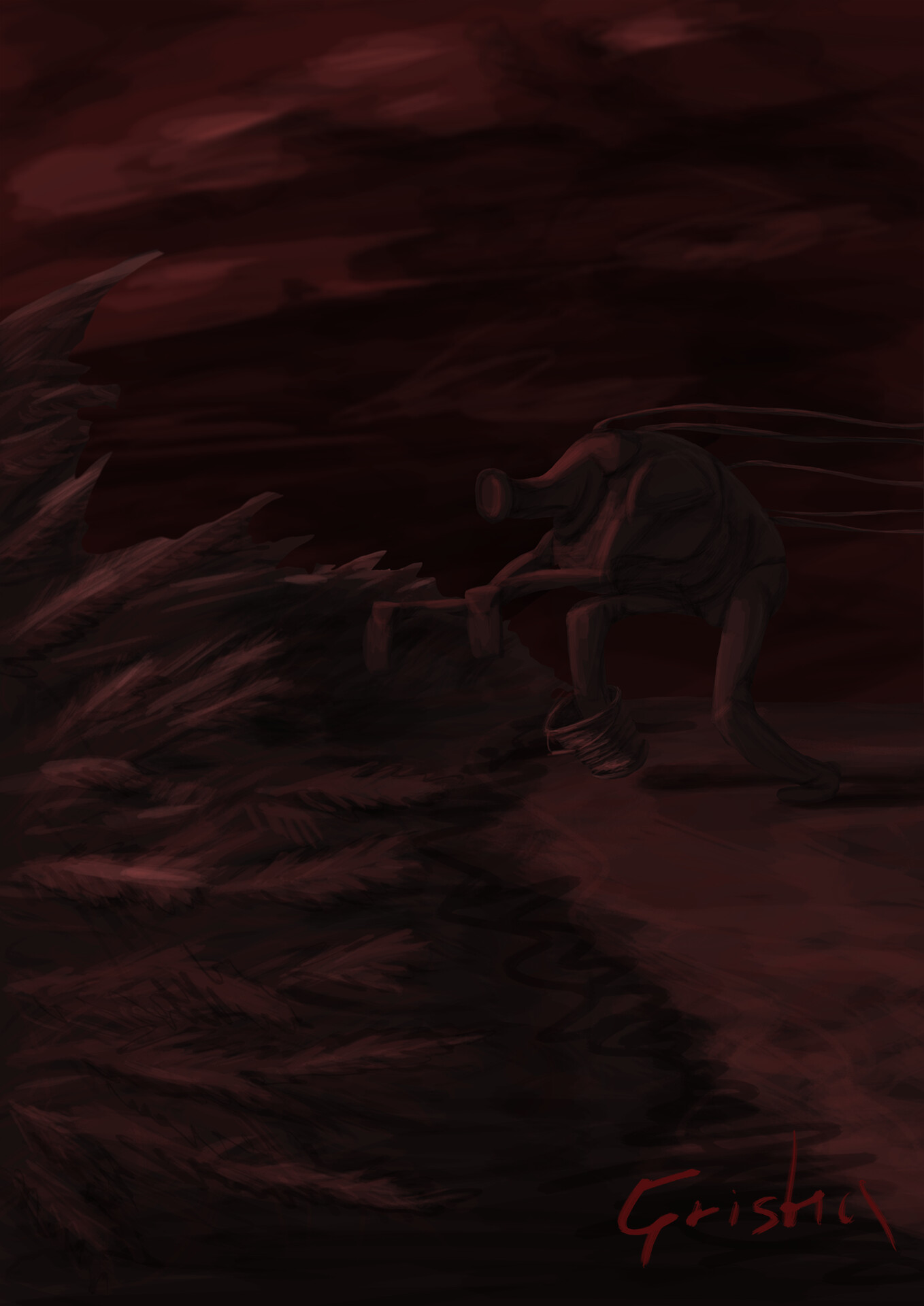 ArtStation - Sneaking giant