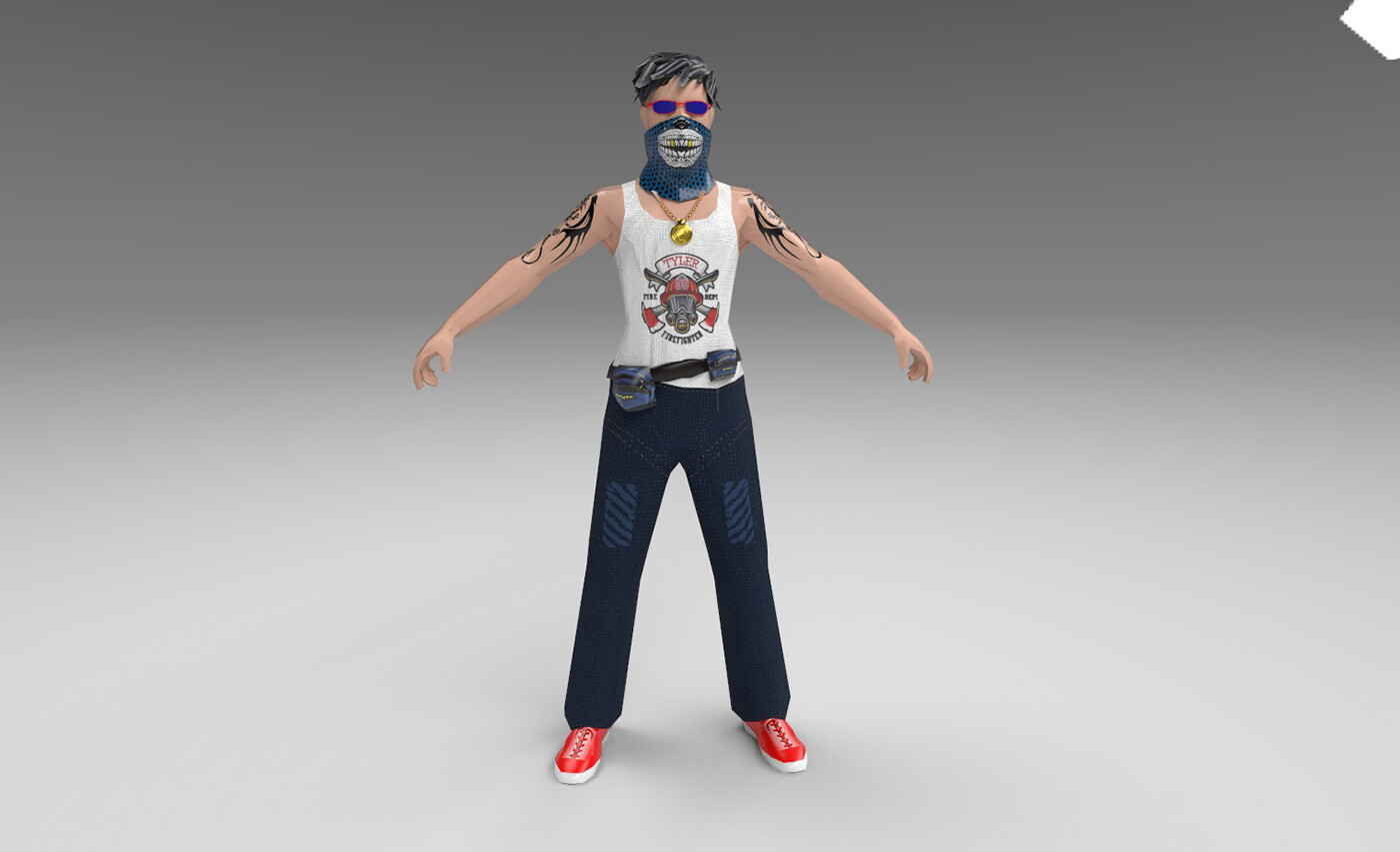 ArtStation - Gangster (3D character)