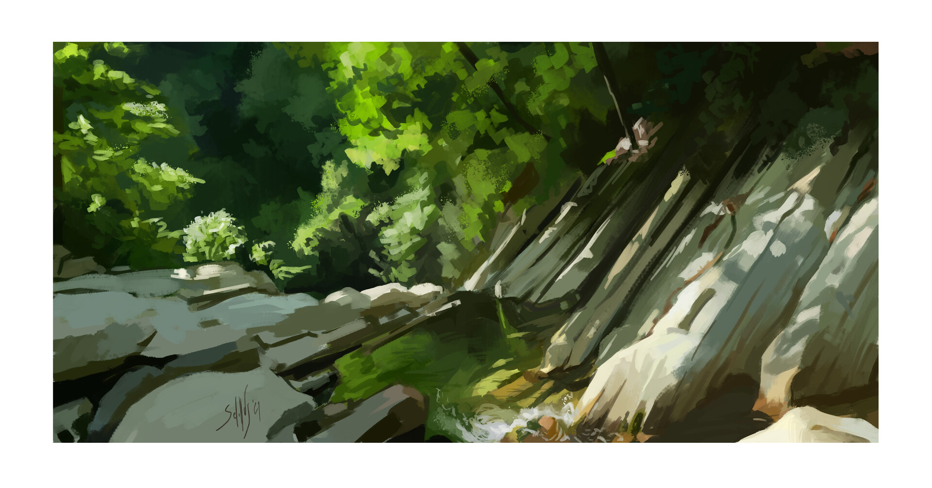 ArtStation - Little stream