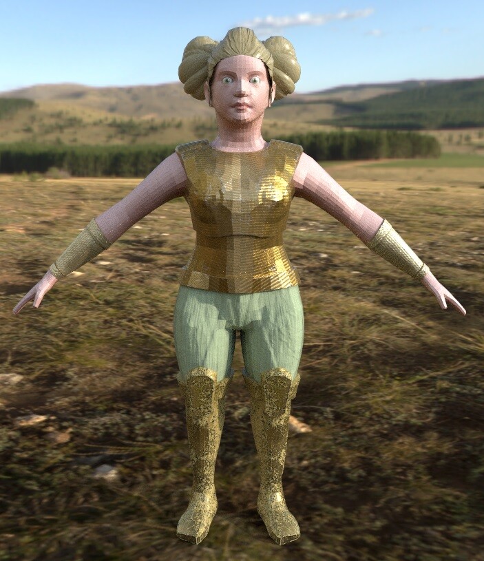 ArtStation - The Tallest Dwarf Of The World Unity School Project