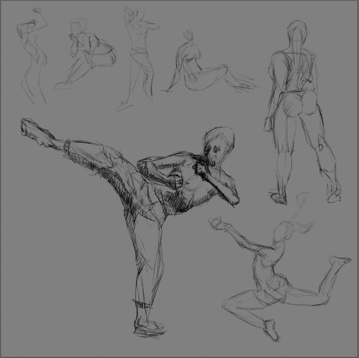 ArtStation - Figure drawing study session