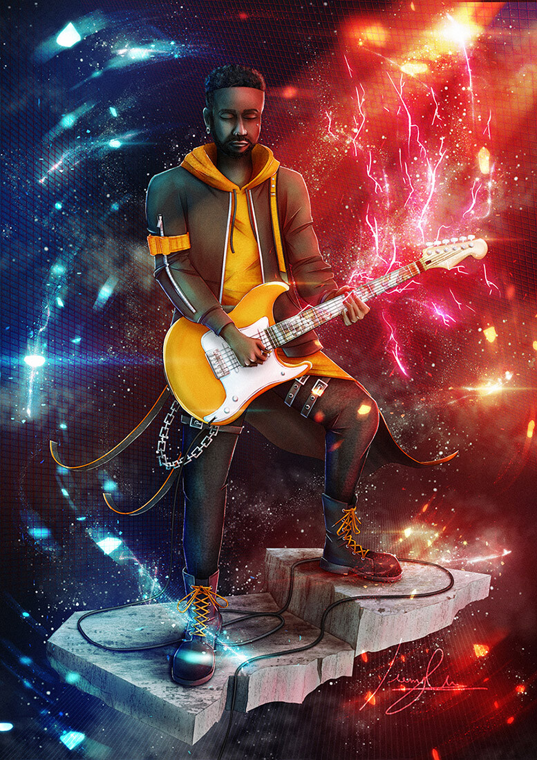 ArtStation - Walwin - I'll Be Fine Without You!!