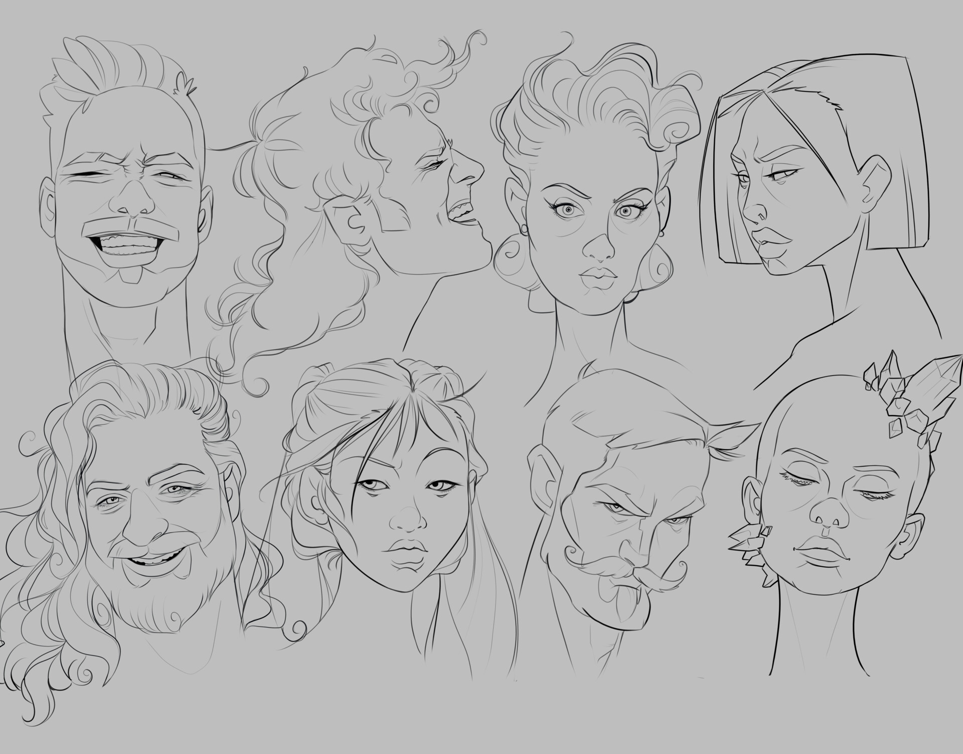 ArtStation - Beautiful Faces :)