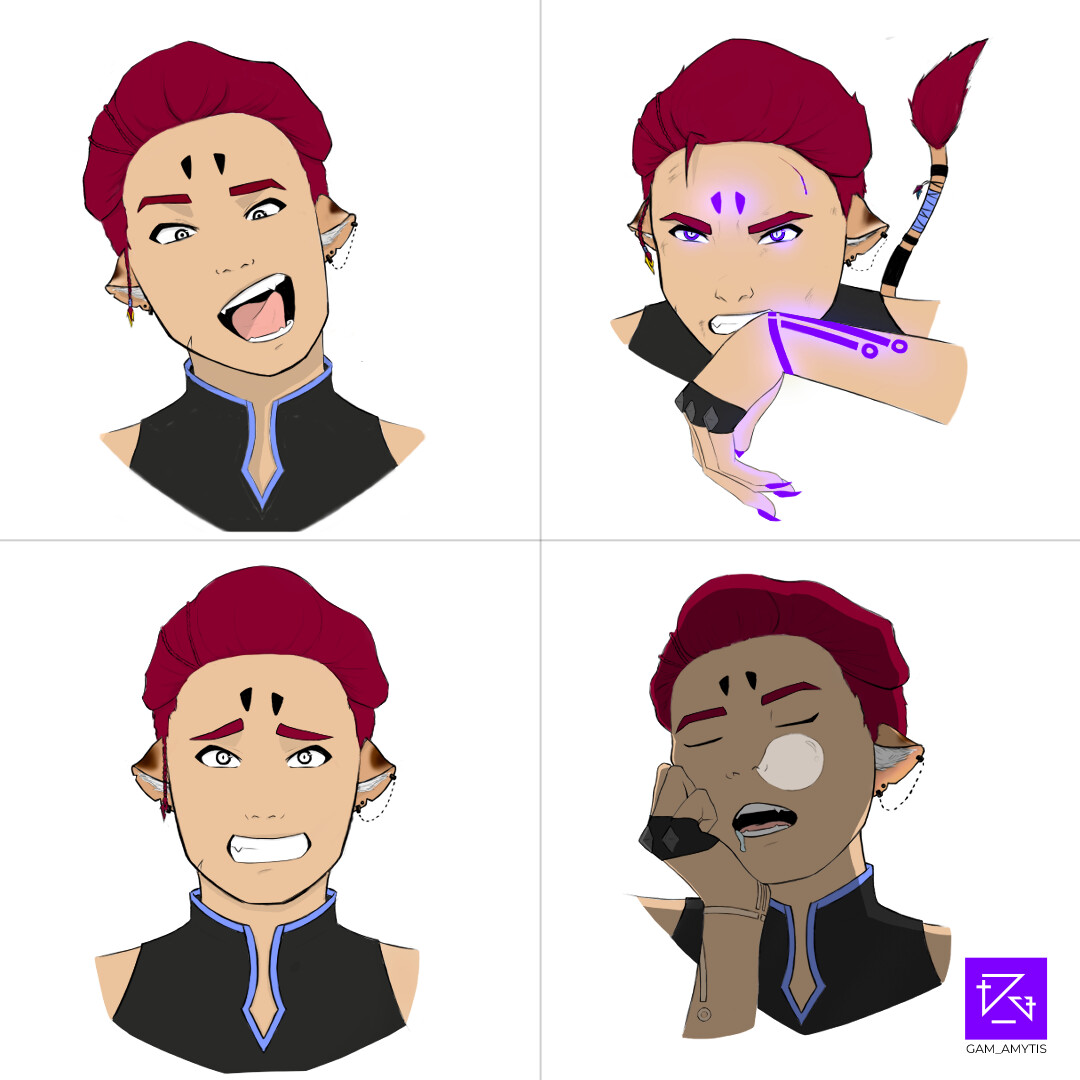 ArtStation - Gamish's expressions