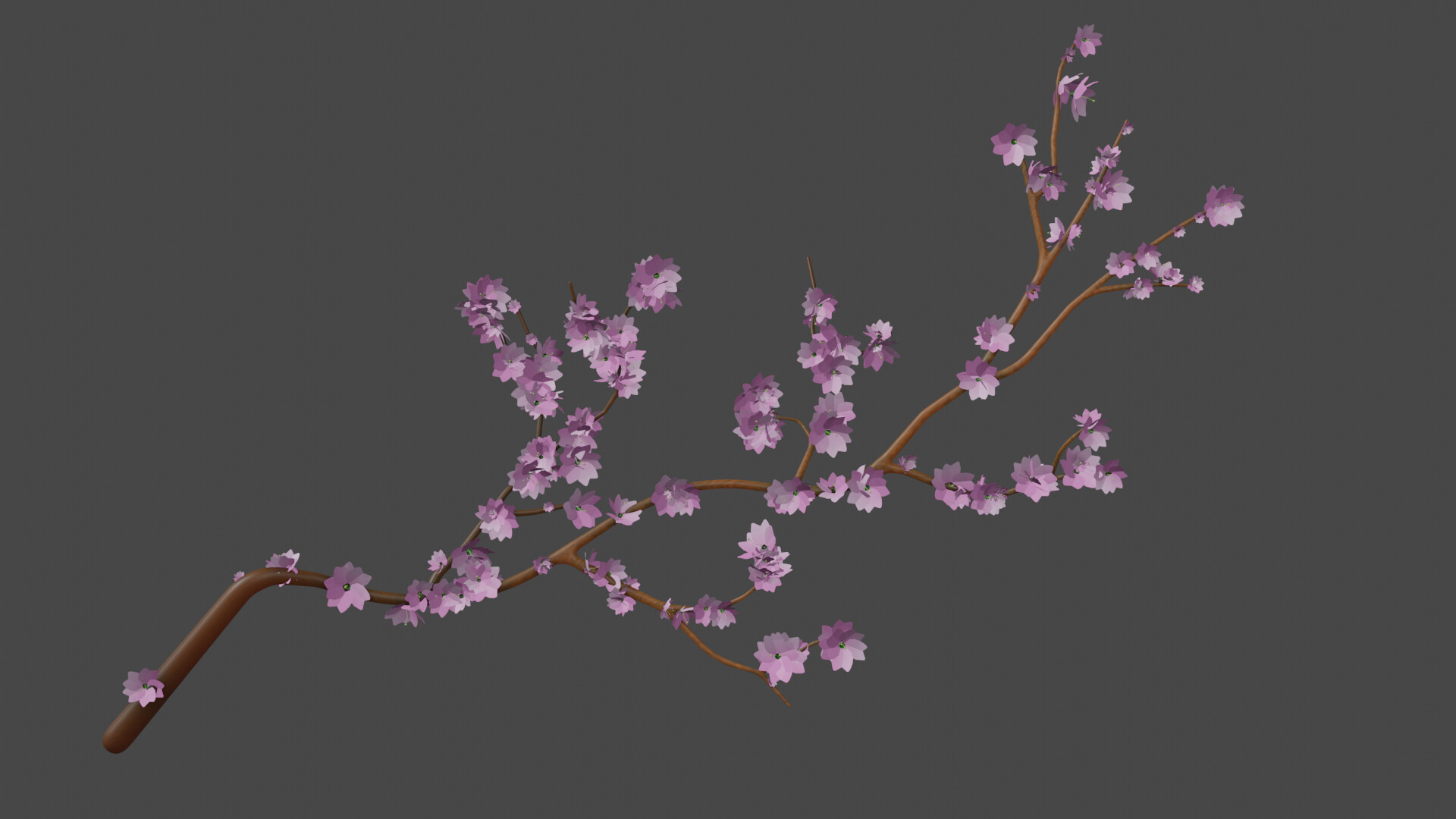 ArtStation - Cherry Tree Branch