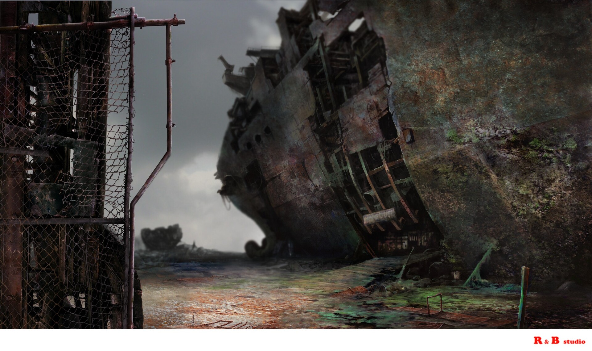 ArtStation - Ruins (animation background / concept art)