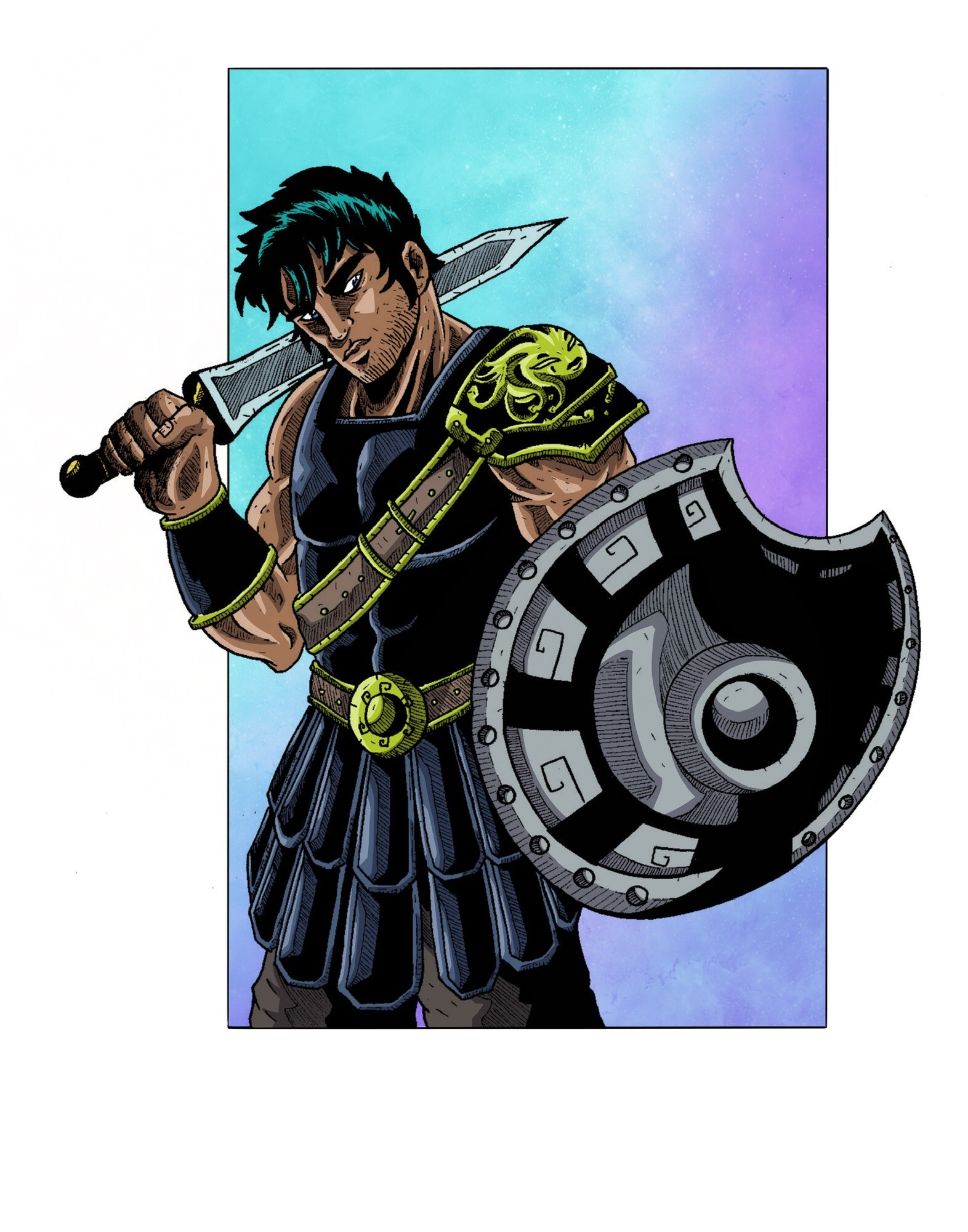 perseus sword drawing