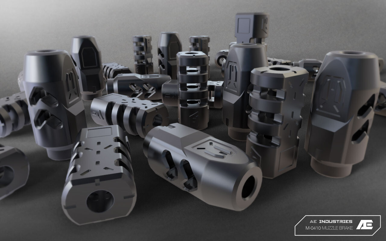 ArtStation - Muzzle Brake