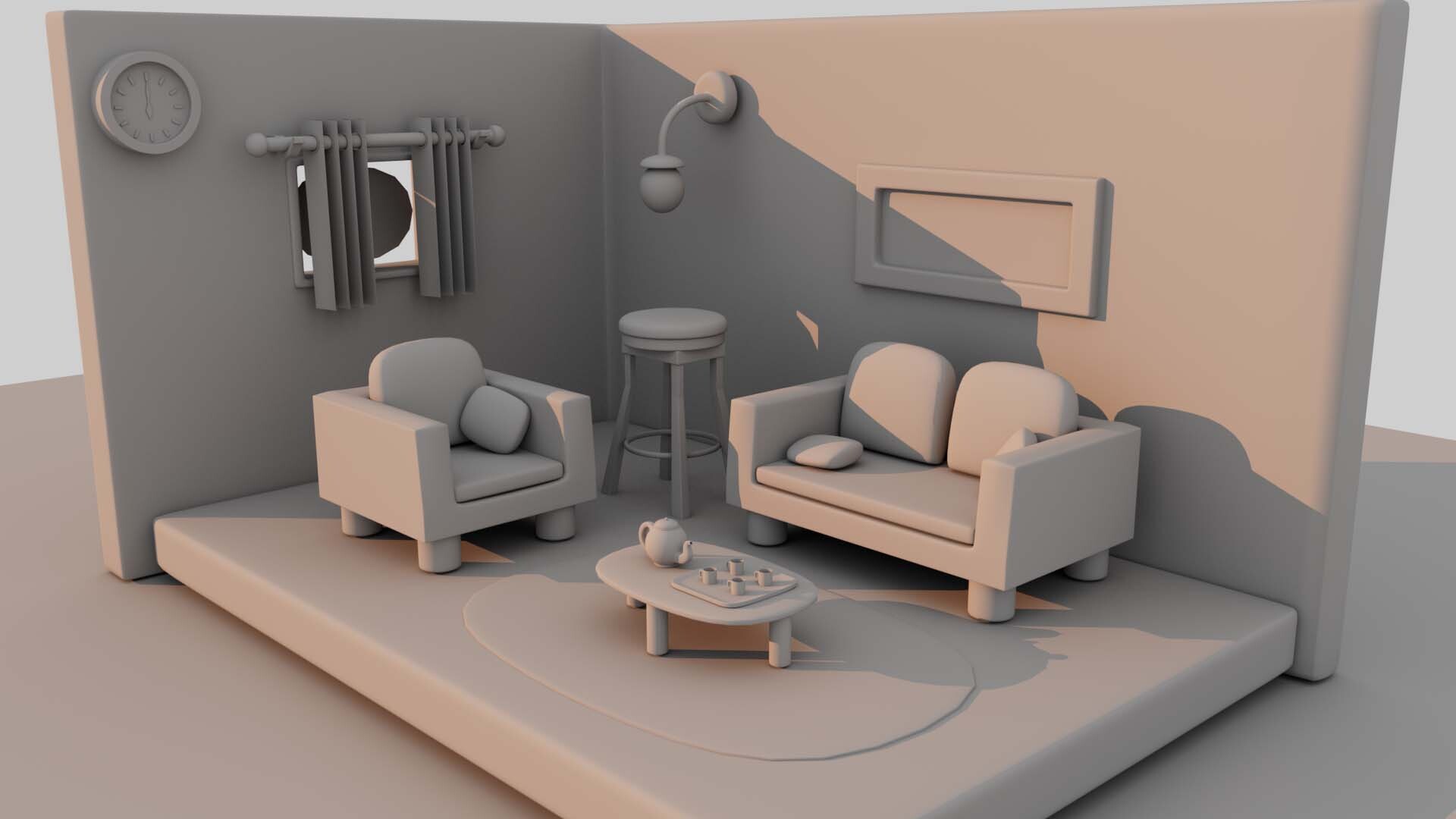 ArtStation - Isometric room