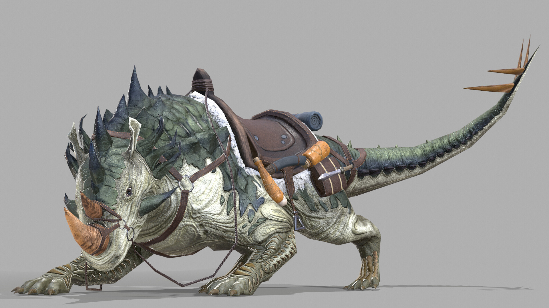 ArtStation - Rock Dinosaur