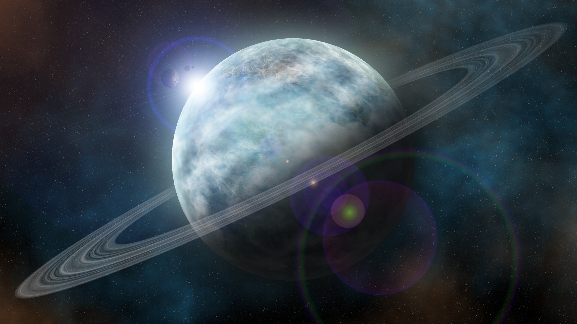 ArtStation - Tiny Solar System.