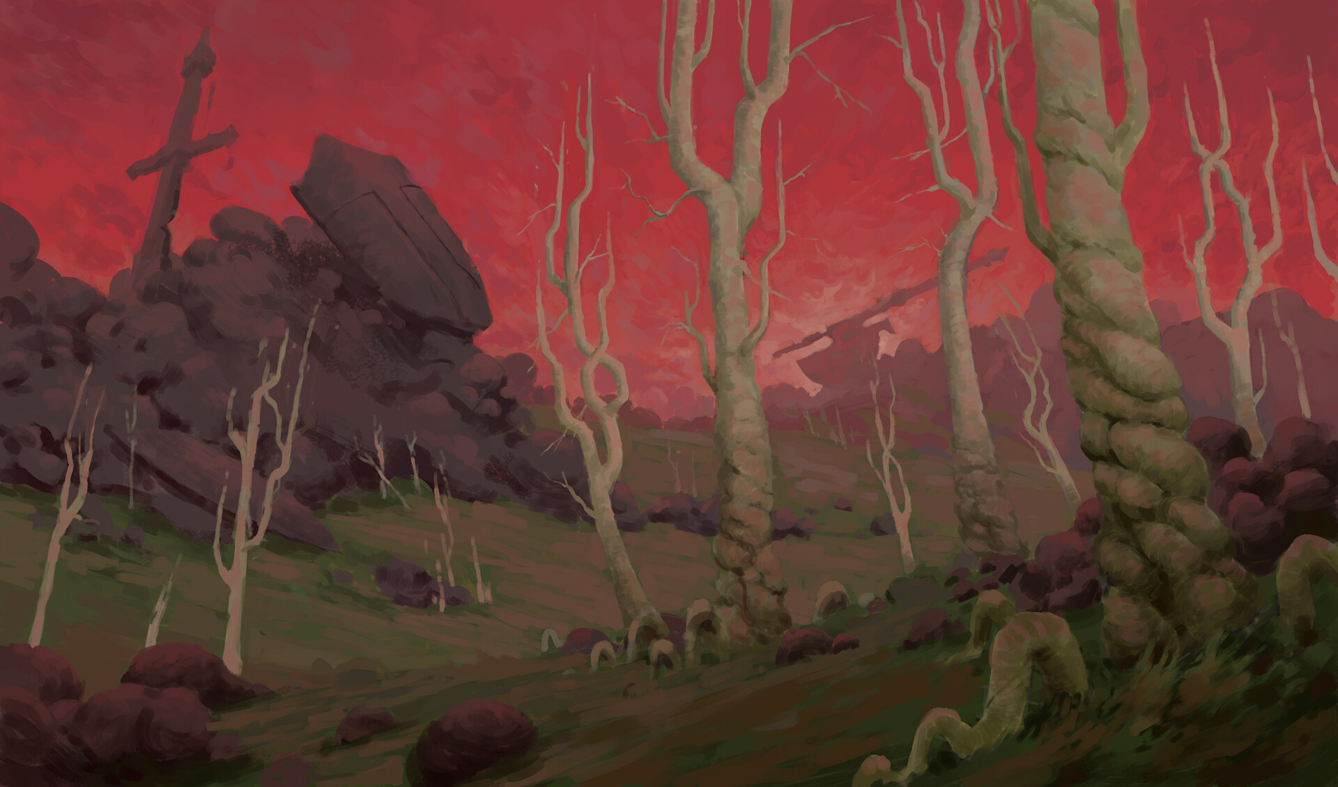 Benoit Chenu - One shot stuff, Color practice, August 2022