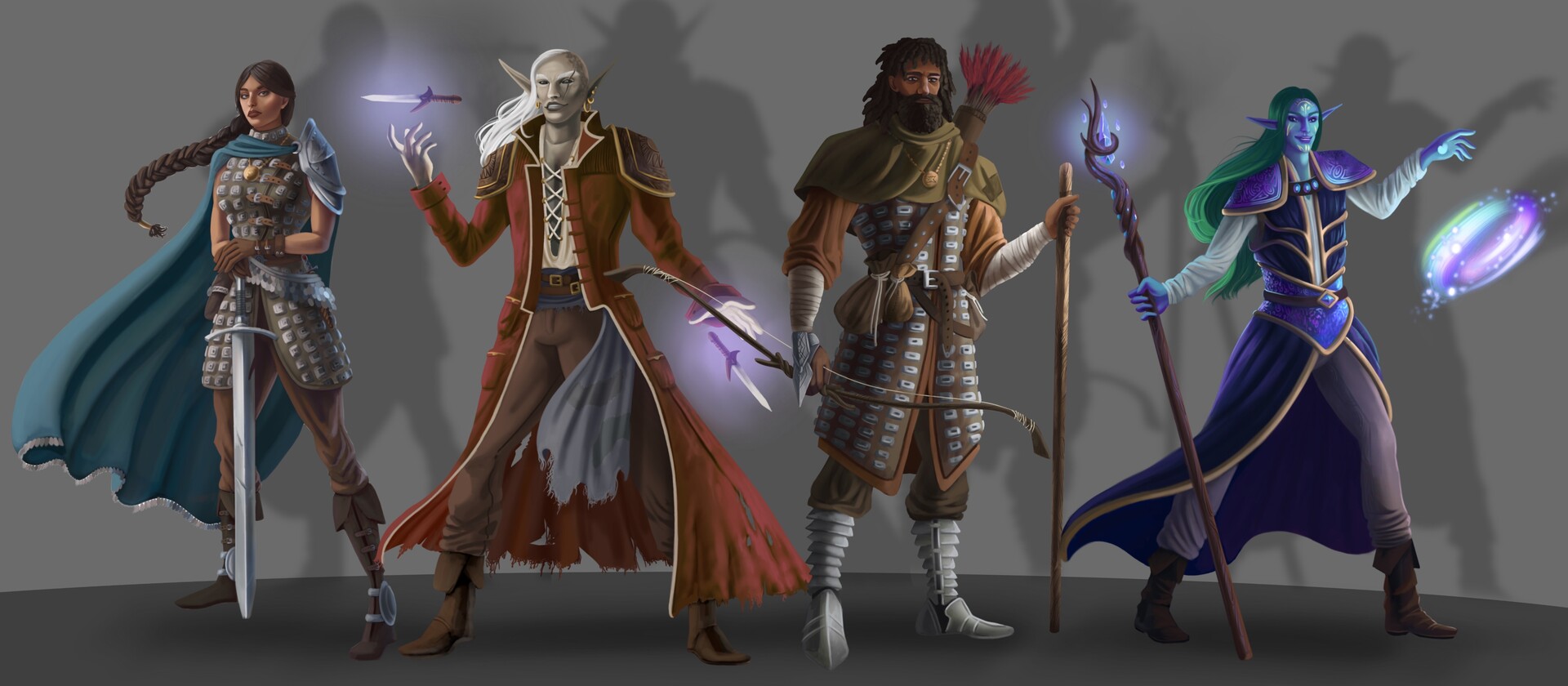 ArtStation - Dungeon and dragon group