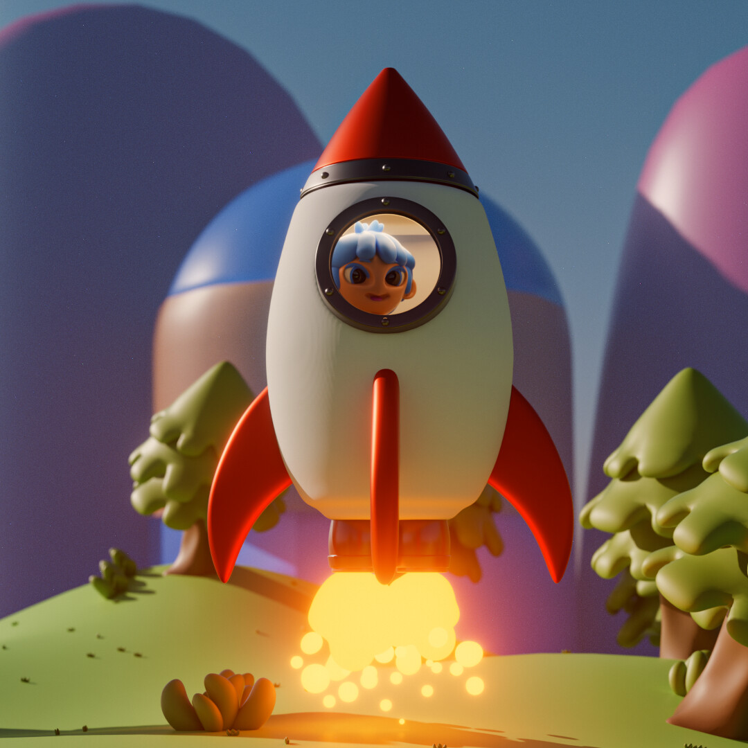 ArtStation - THE PANAS WORLD 3D NFT STORYTELLING