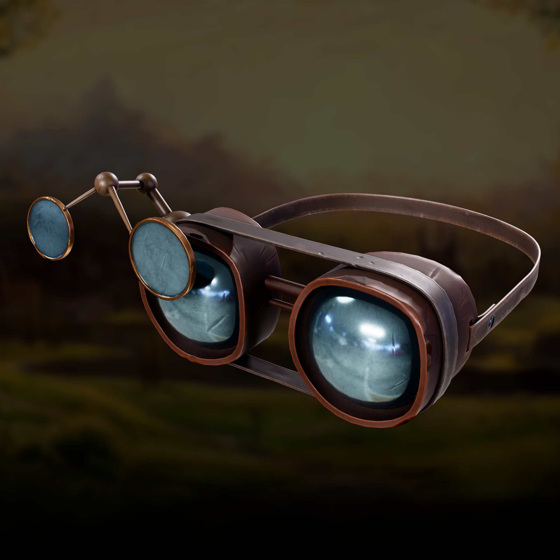 ArtStation - Steampunk glasses