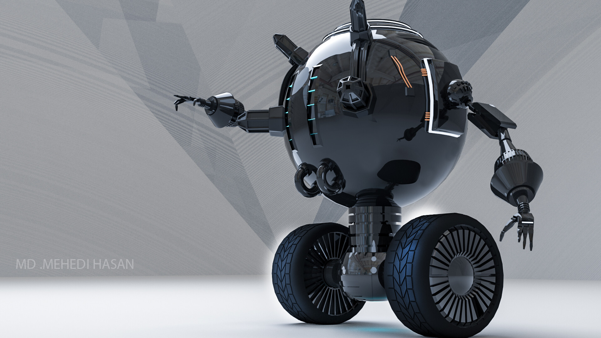 ArtStation - Mini Robot 3D