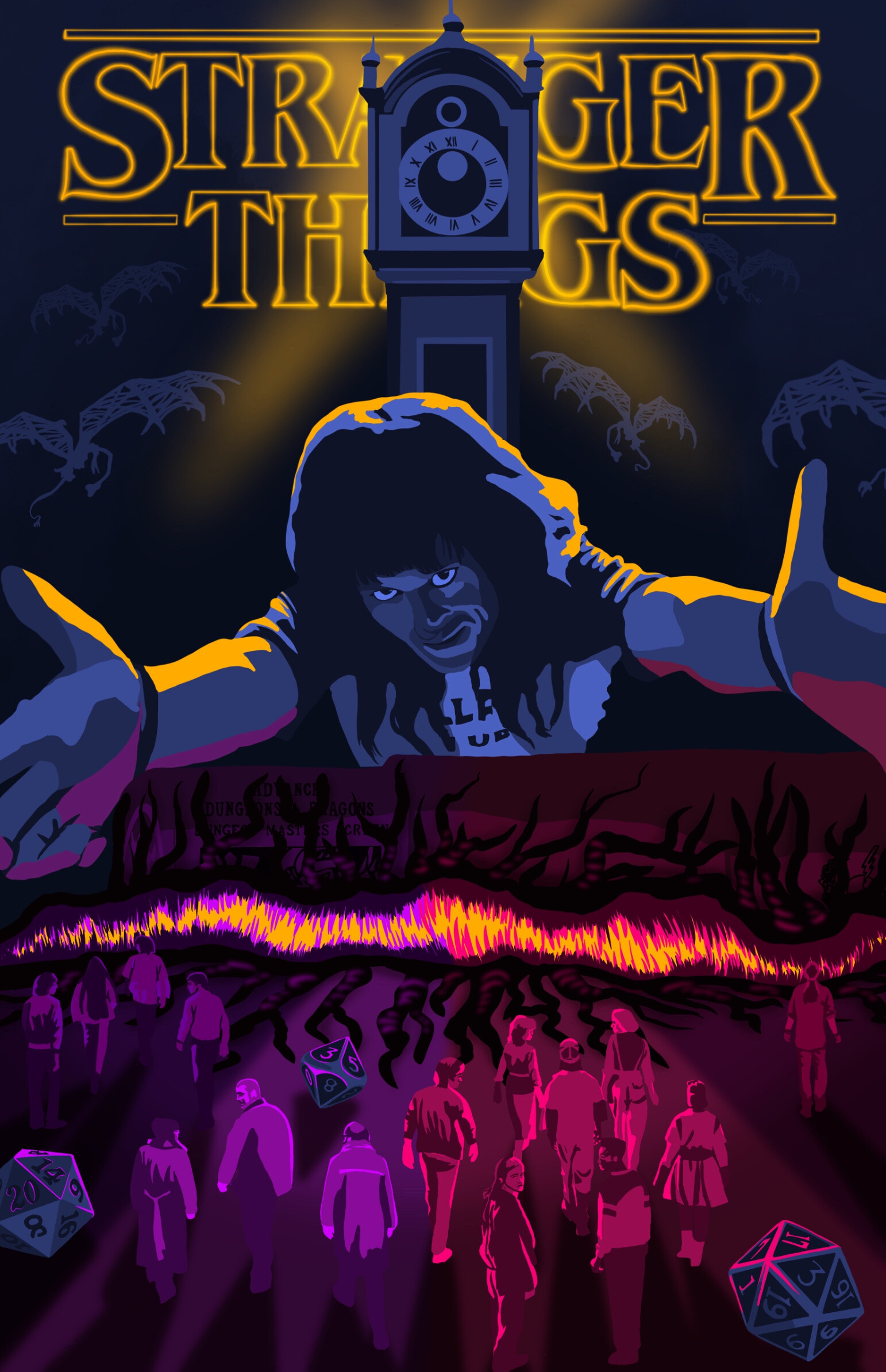 ArtStation - Stranger Things Season 4 poster (June 2022)