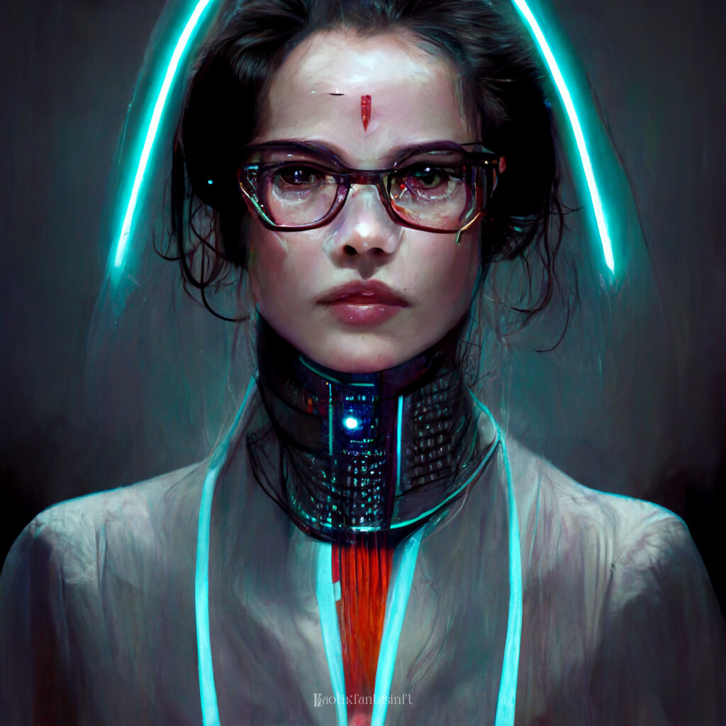 ArtStation - Girl Cyber I